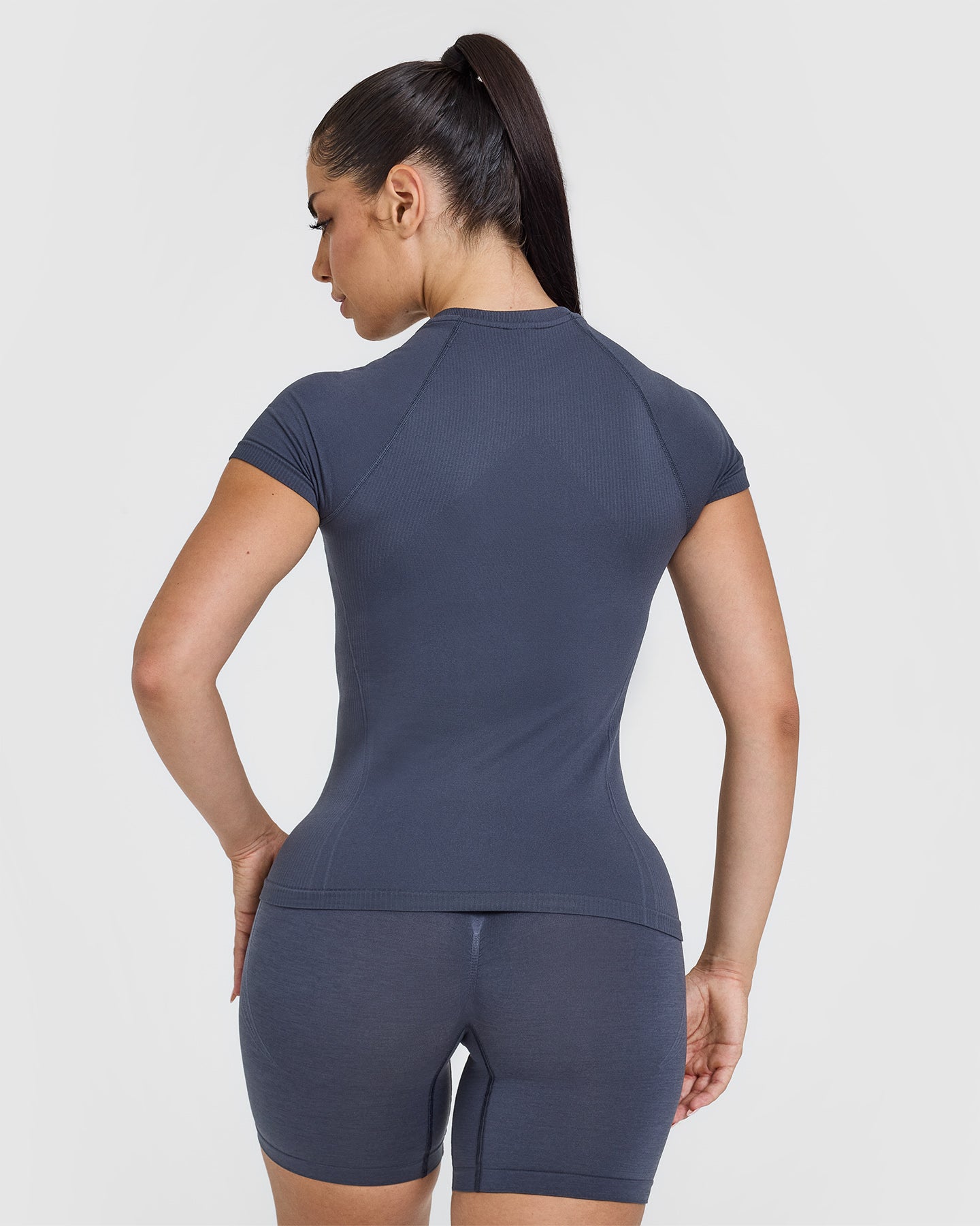 Blue Gym Top Women's - Fitted | Oner Active