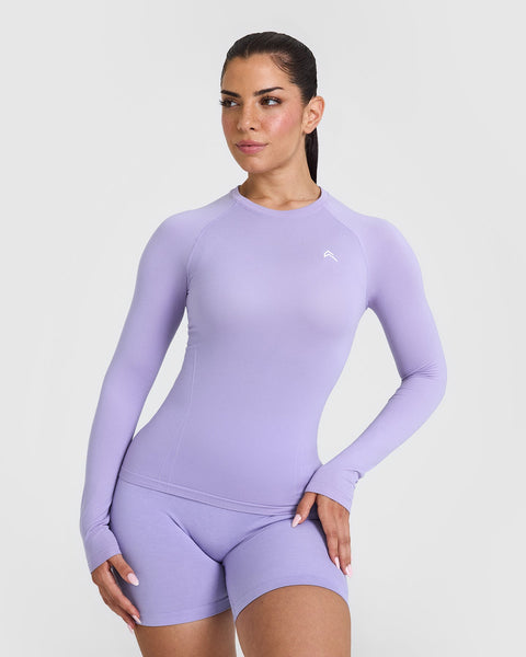 Violet Long Sleeve Fitted Top - Women's | Oner Active