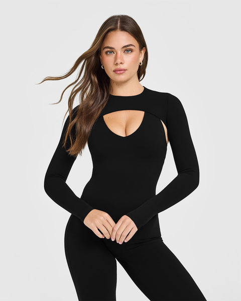 SoftMotion™ Shrug Cover in Black | Oner Active