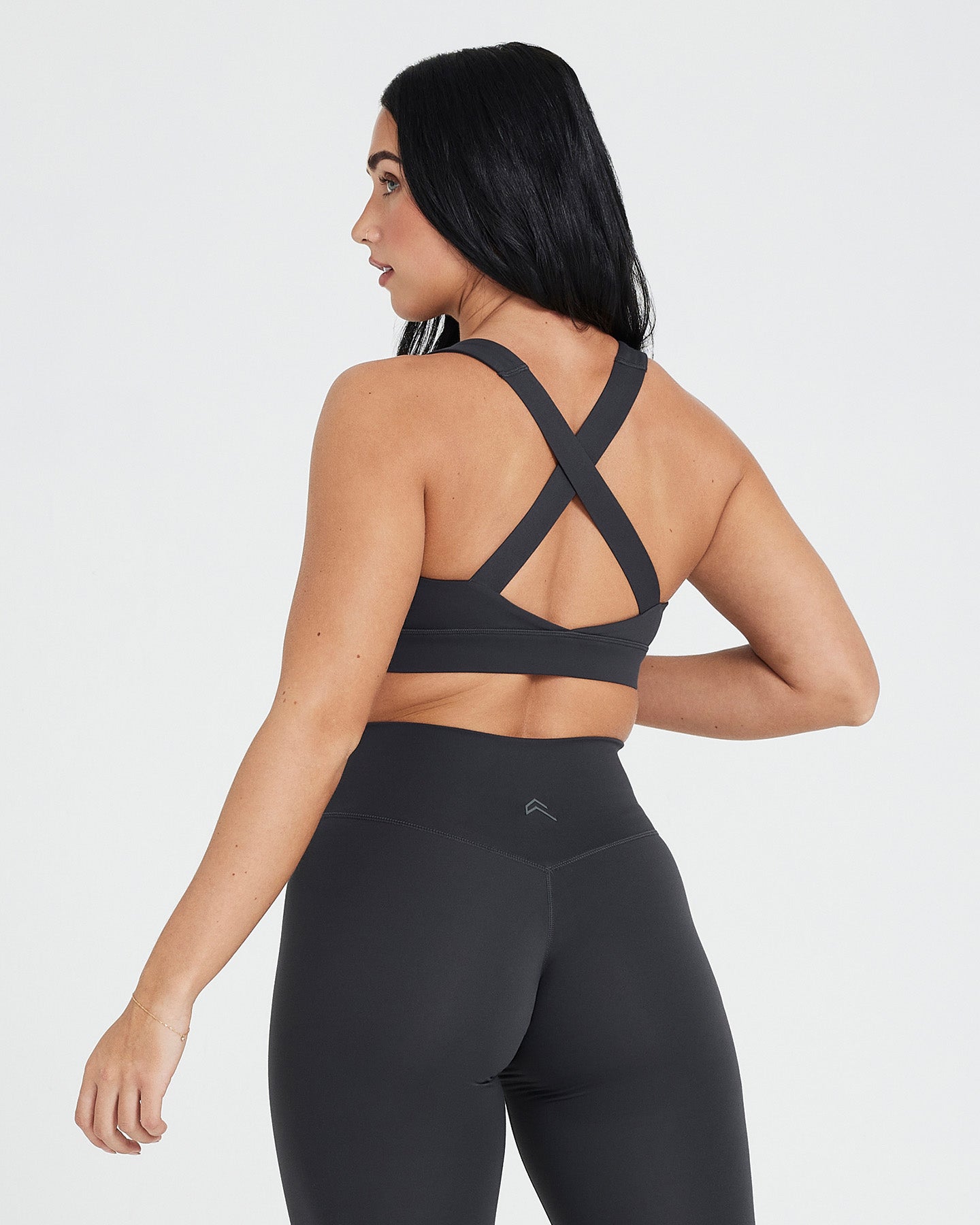 Wide Strap Sports Bra Women's - Coal | Oner Active