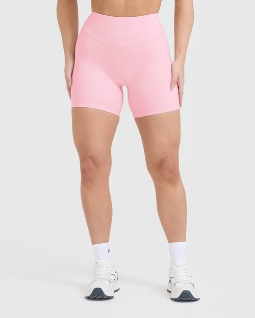 High Waisted Compression Shorts - Pink | Oner Active