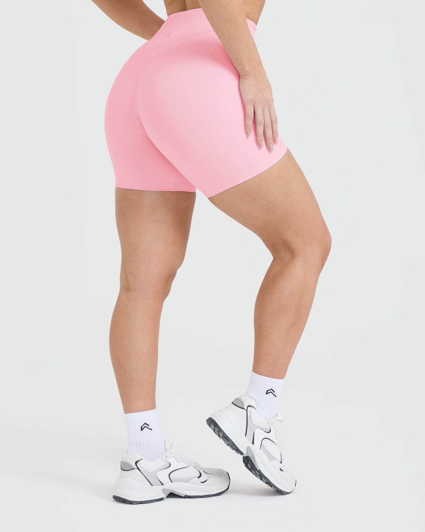 High Waisted Compression Shorts - Pink | Oner Active