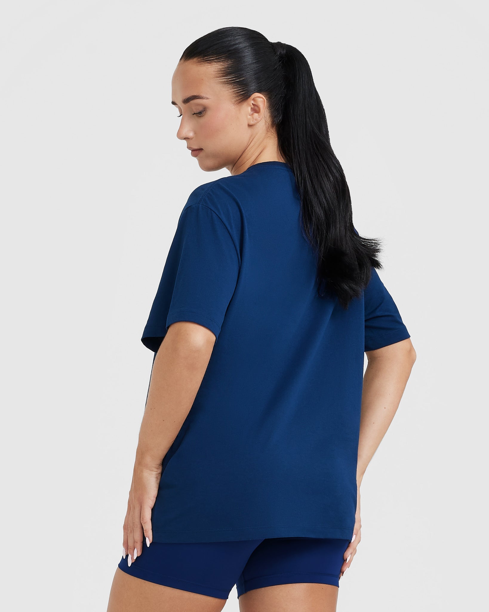 Oversized Blue T-Shirt - Midnight - Women's | Oner Active