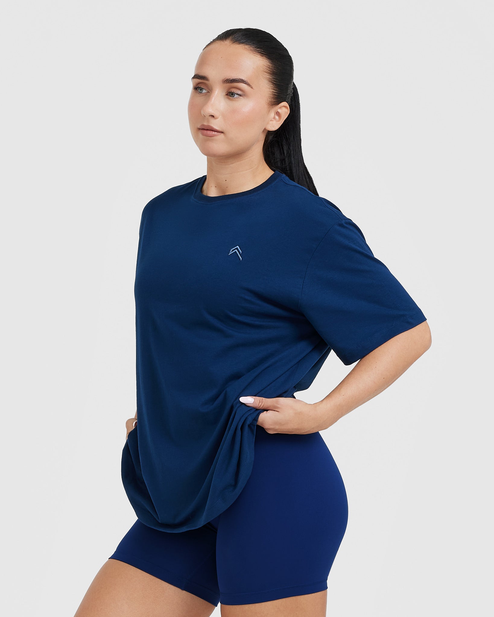 Oversized Blue T-Shirt - Midnight - Women's | Oner Active