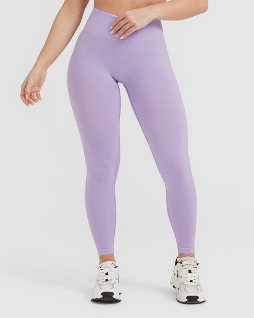 Purple Seamless Leggings - Wisteria Purple | Oner Active
