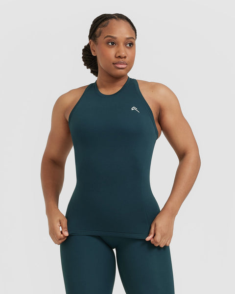High Neck Vest Top Women's - Oil Blue | Oner Active