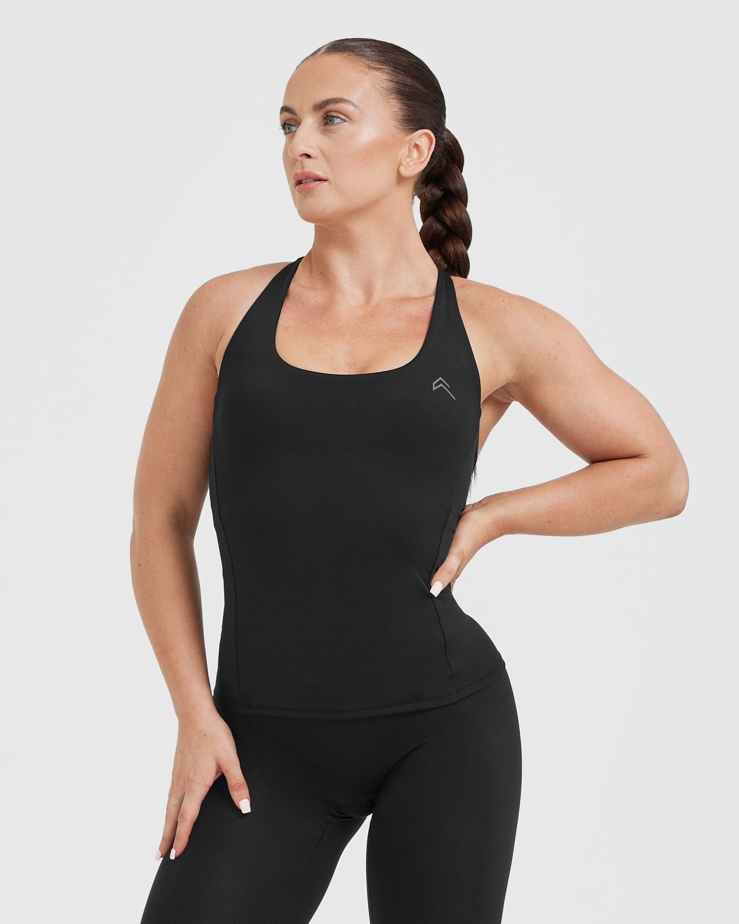 Black Square Neck Vest Women's | Oner Active