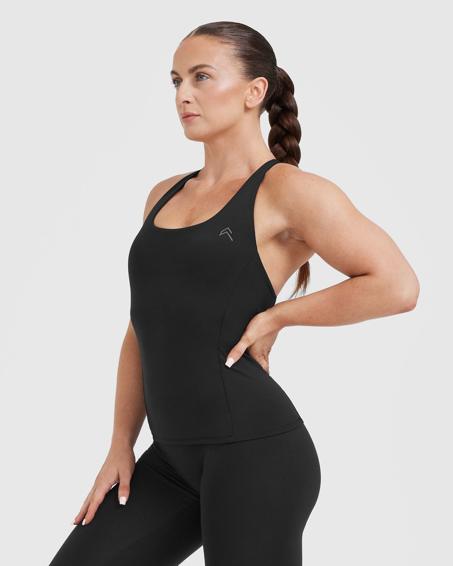 Black Square Neck Vest Women's | Oner Active