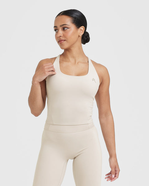 Square Neck Vest Women's - Color Sand | Oner Active
